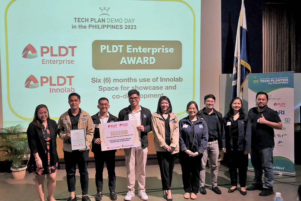 PLDT Enterprise Award goes to smart agri-tech startup at TECH PLAN Demo ...